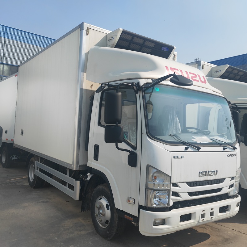 ISUZU Small Van Freezer Refrigerated Container USA Carrier Refrigerator ...