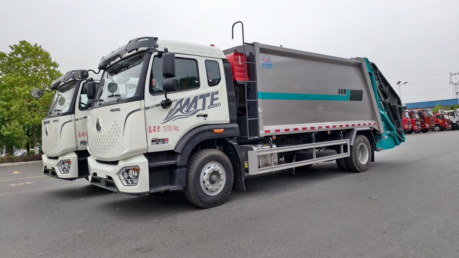 Sinotruk HOWO 18CBM Compressed Garbage Refuse Collection Collector Vehicle